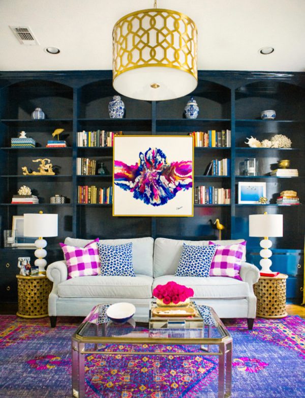 How to Give a Pop of Color to your Living Room Design