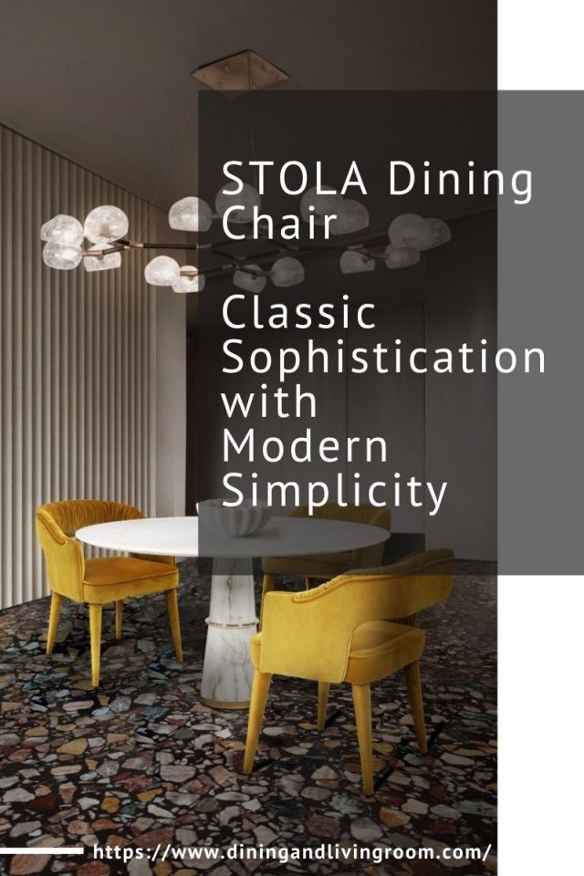 STOLA Dining Chair - Classic Sophistication with Modern Simplicity